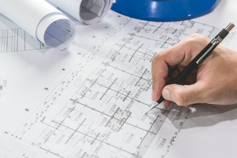 Engineering Diagram Blueprint Paper Drafting Project Sketch ...