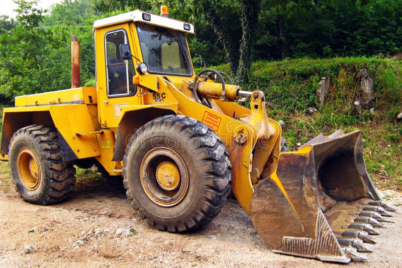 Excavating Machine stock photo. Image of large, labor - 3635362