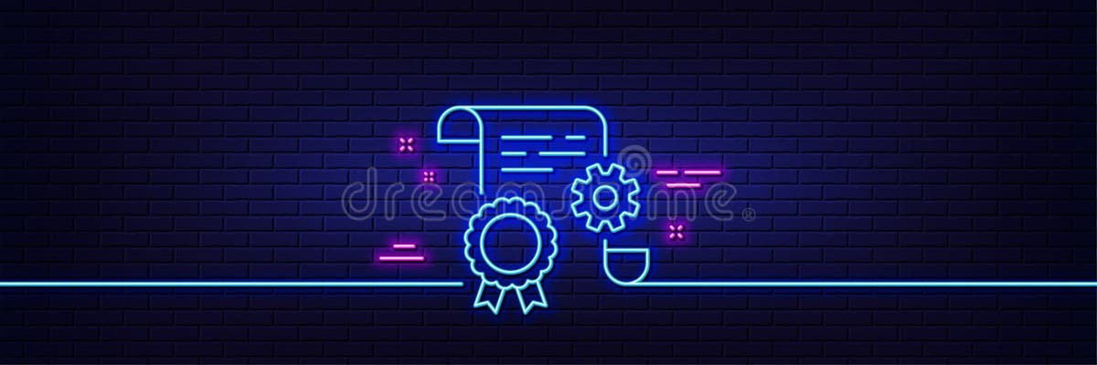 Engineering Process Outline Icon Neon Stock Illustrations – 253 ...