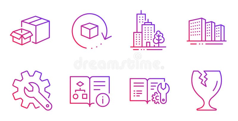 Engineering Documentation Technical Algorithm And Return Package Icons