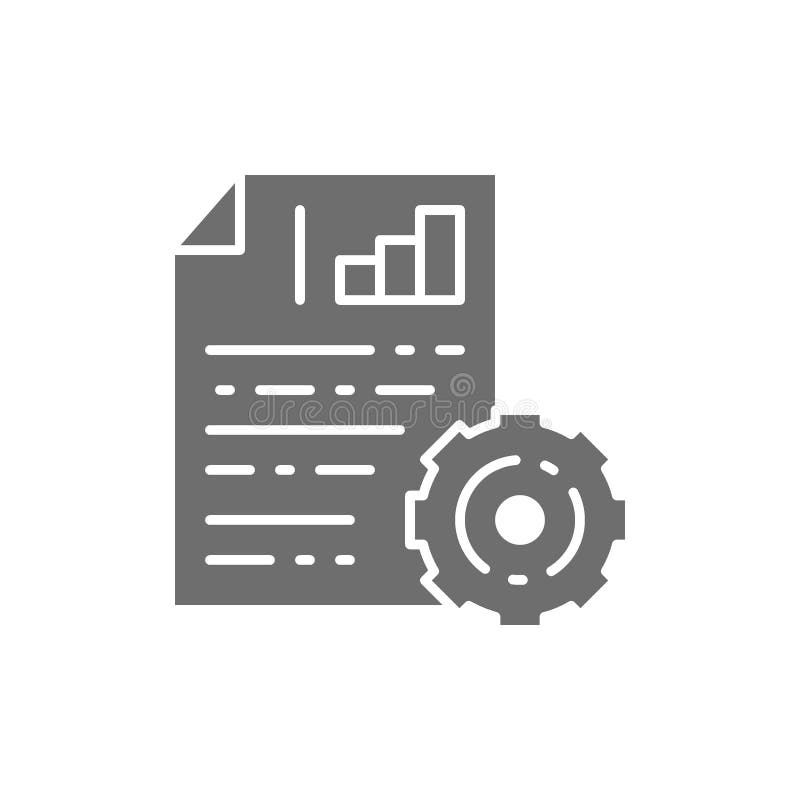 Engineering Documents with Diagram and Gear Wheel, Project Plan Grey ...