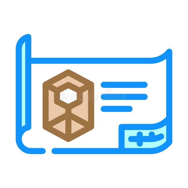 Engineering Drawing Manufacturing Engineer Line Icon Vector ...