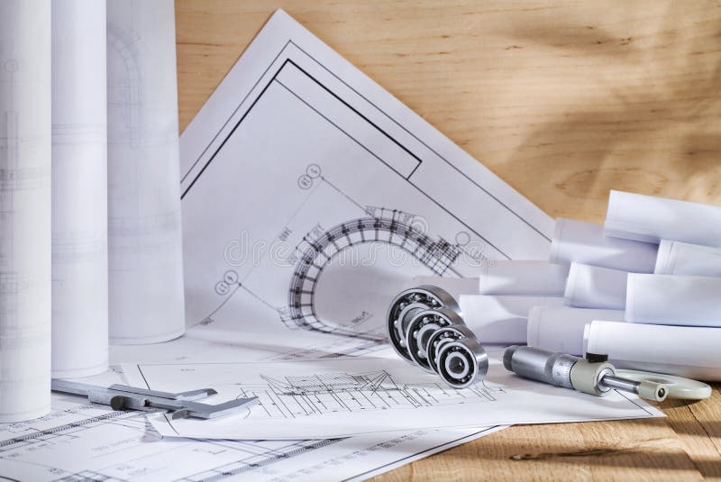 Engineering drawings stock photo. Image of industry, copy - 21031618