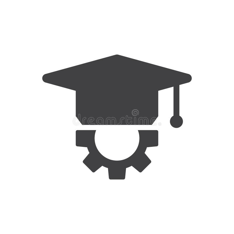 Engineering Education Icon stock illustration. Illustration of school ...