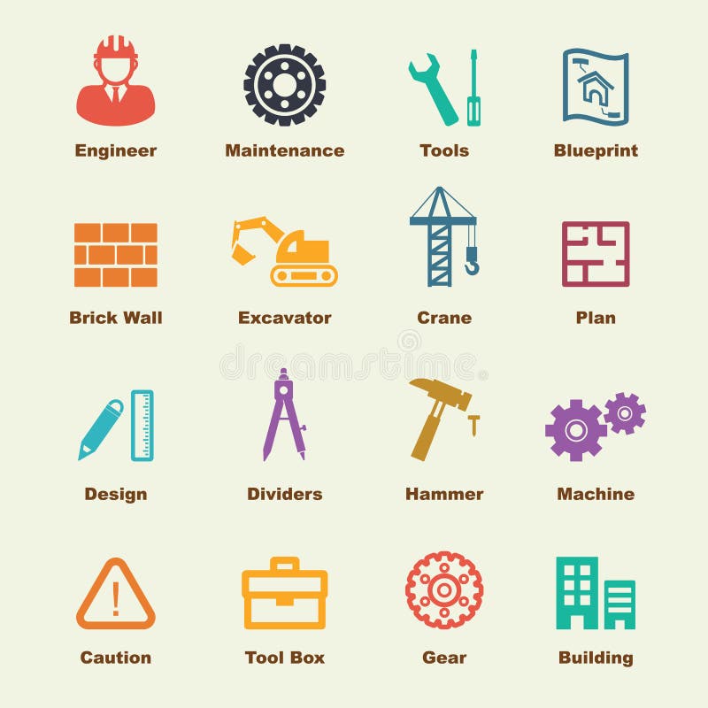 Engineering Vector Trendy Banner Stock Vector - Illustration of machine ...