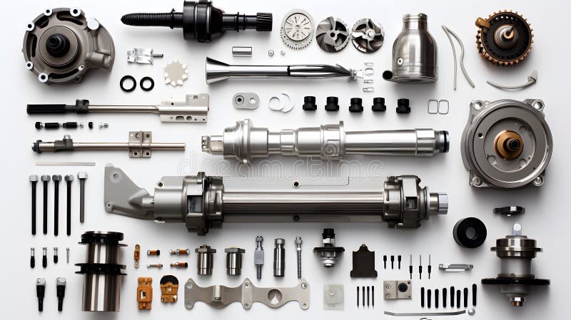 Engineering Essentials: a Collection of Mechanical Parts Stock ...