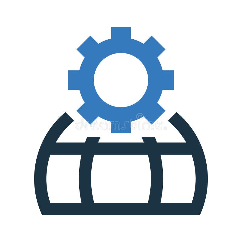 Engineering, Global, Connection, Icon. Simple Editable Vector Design ...