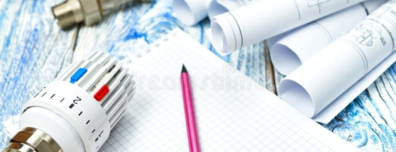 Engineering Heating. Concept Heating. Project of Heating for House ...