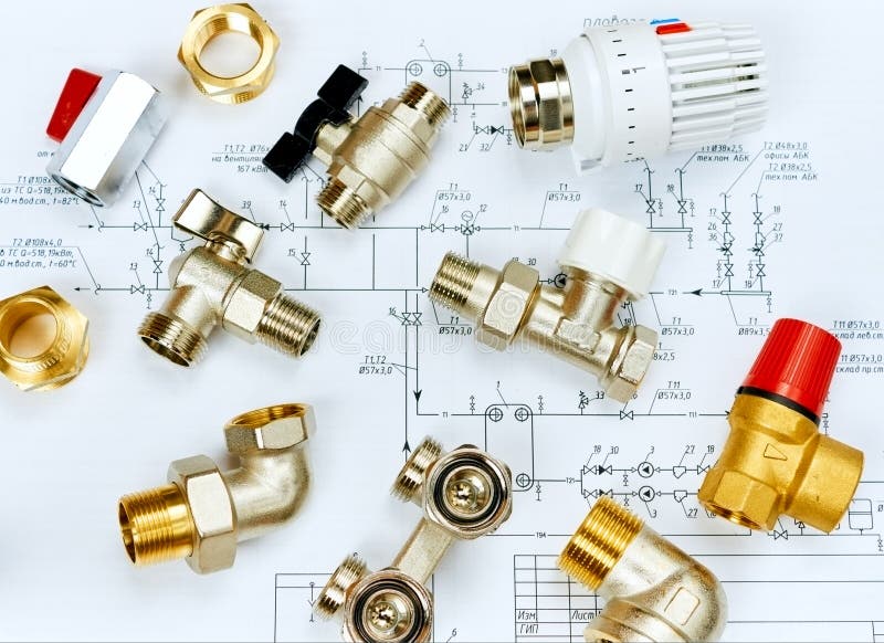 Engineering Heating. Concept Heating. Project of Heating for House ...