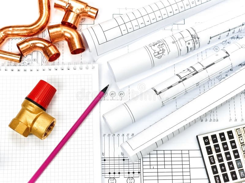 Engineering Heating. Concept Heating. Project of Heating for House ...