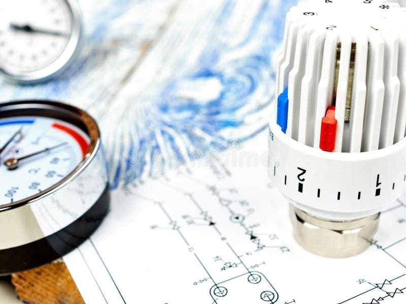 Engineering Heating. Concept Heating. Project of Heating for House ...