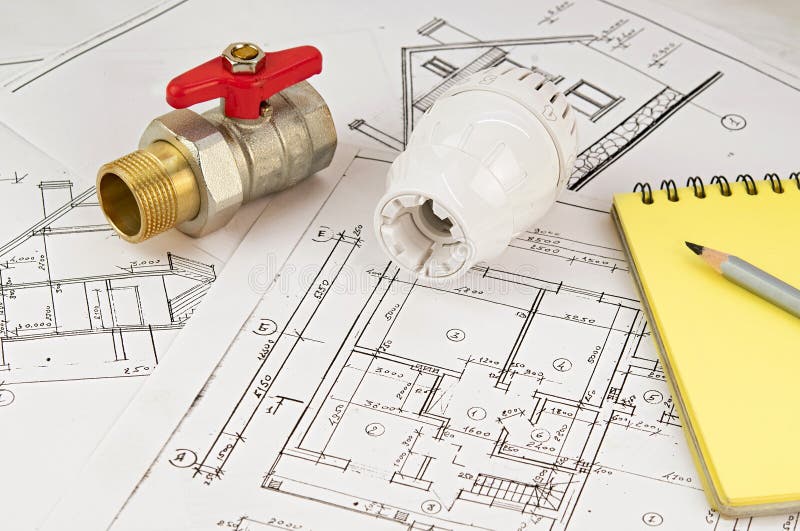 Engineering Heating. Concept Heating. Project of Heating for House ...