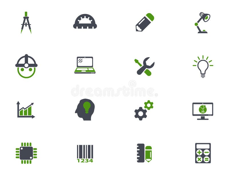 Engineering icon set stock vector. Illustration of engineering - 231211979