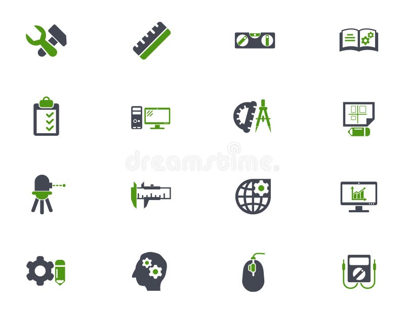 Engineering icon set stock vector. Illustration of tools - 231211983