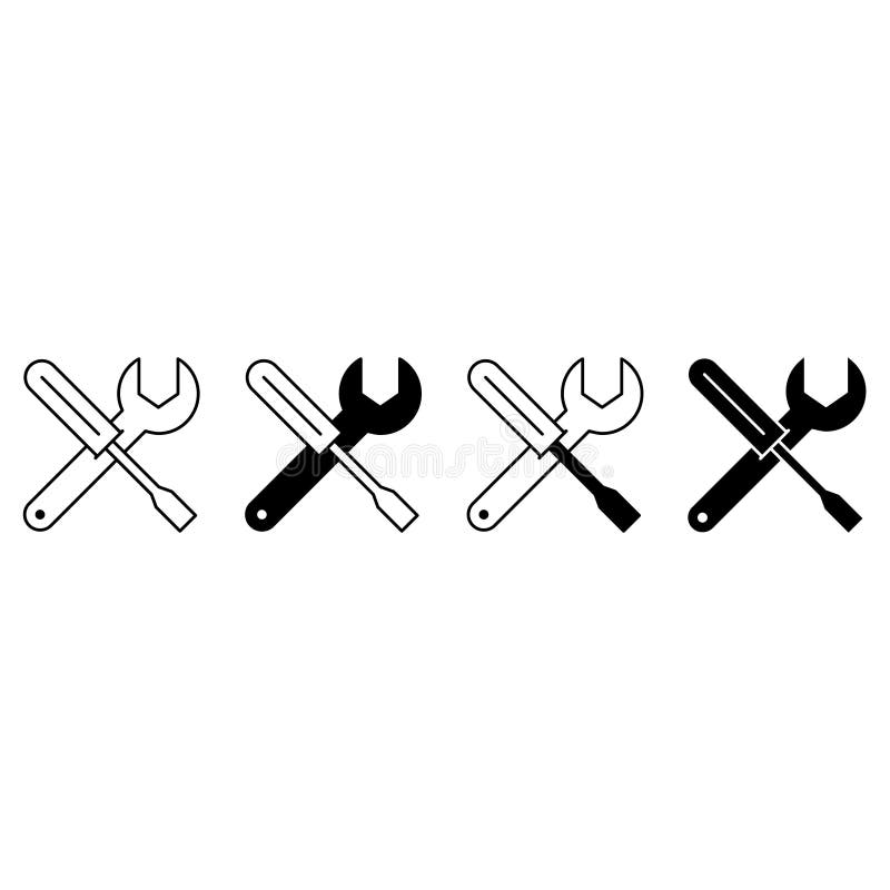 Engineering Icon Vector Set Construction Illustration Sign Collection Designing Symbol Or Logo