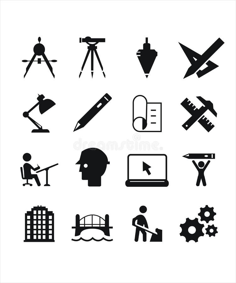 Engineering and Manufacturing Vector Icon Set in Thin Line Style Stock ... Engineering and Manufacturing Vector Icon Set in Thin Line Style Stock ...