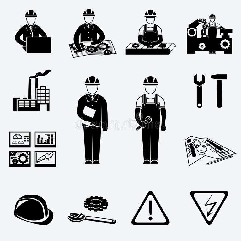 Engineering Symbols Icons Stock Illustrations – 6,713 Engineering ...