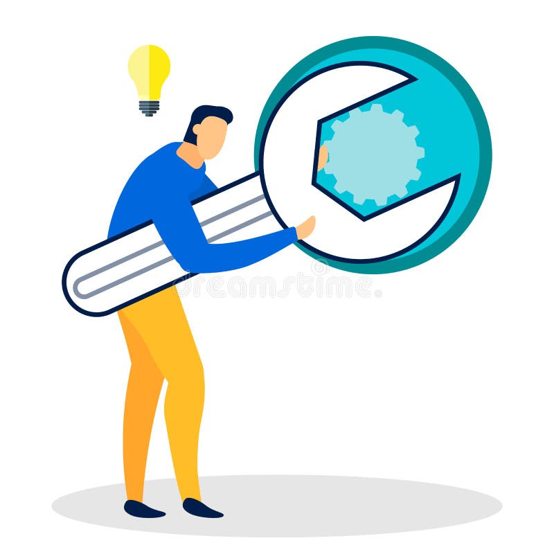 Man Fixing Bulb Stock Illustrations – 120 Man Fixing Bulb Stock ...