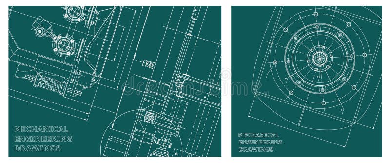 Engineering Illustration Set. Cover, Flyer, Banner, Background Stock ...