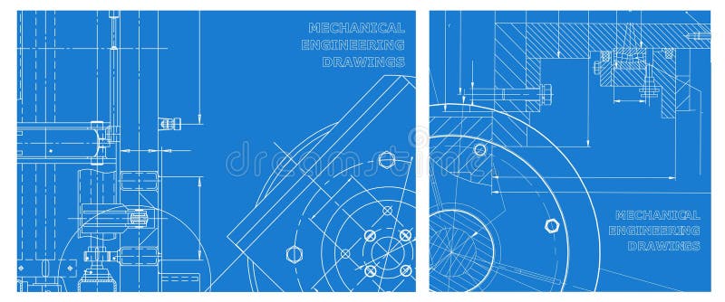 Engineering Illustration Set. Cover, Flyer, Banner, Background Stock ...