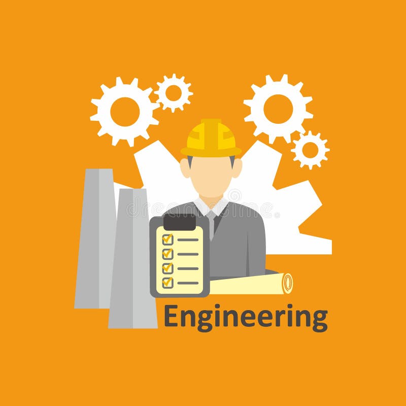 Engineering Illustration Vector Art Logo Template and Illustration ...