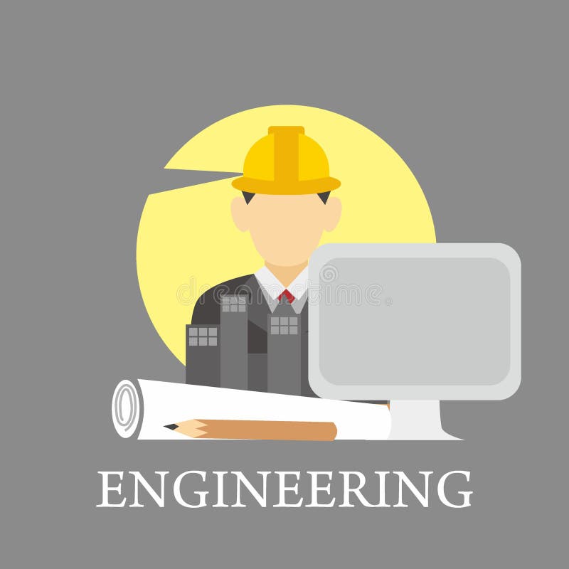 Engineering Illustration Vector Art Logo Template and Illustration ...