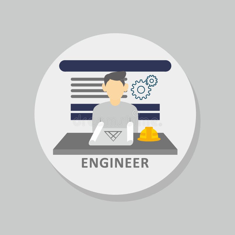 Engineering Illustration Vector Art Logo Template and Illustration ...