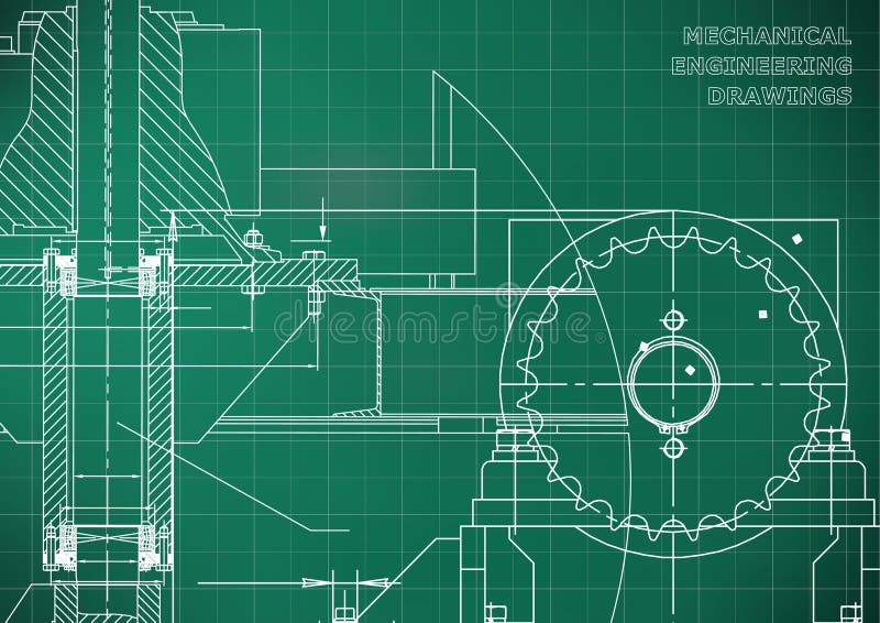Engineering Illustrations. Blueprints Stock Vector - Illustration of blueprint, layout: 220685582
