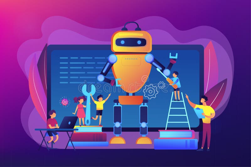 Engineering for Kids Concept Vector Illustration. Stock Vector ...