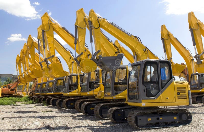 Engineering machinery stock photo. Image of storeage - 25598362