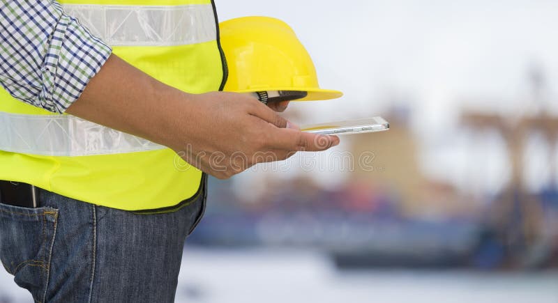 Engineering Management Construction Helmet Stock Photo - Image of ...