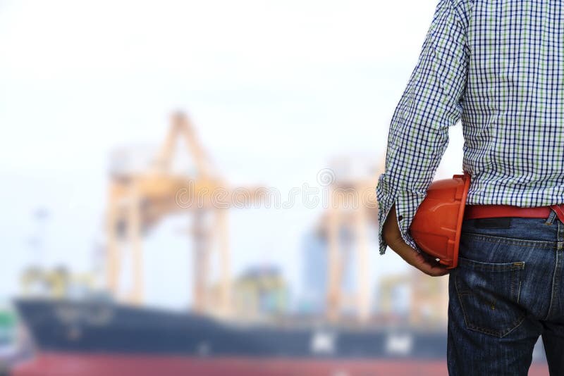 Engineering Management Construction Helmet Stock Image - Image of ...