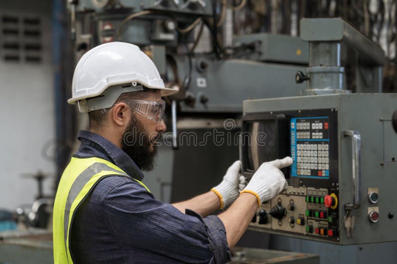 Engineering Manager and Mechanic Worker Check Up in Industrial Factory ...