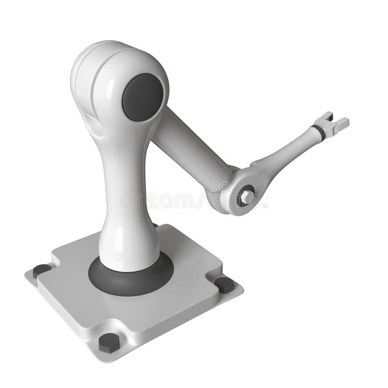 Engineering Manipulator Hand. Machinery Concept. Robotic Arm Stock ...