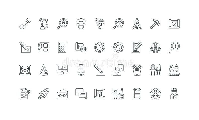 Factory Process Thin Line Stock Illustrations – 3,756 Factory Process ...