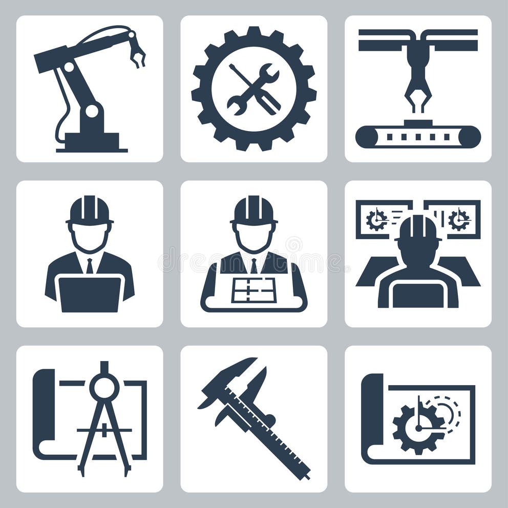 Manufacturing Pictogram Stock Illustrations – 9,606 Manufacturing ...