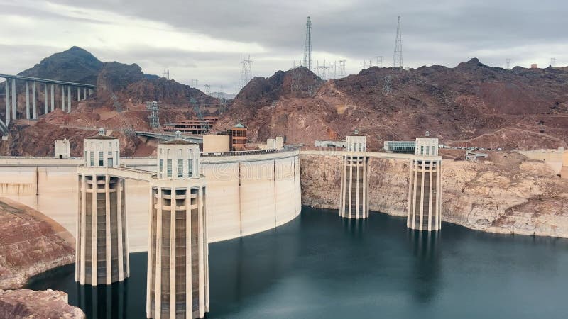 Engineering Marvel at Hoover Dam, Hoover Dam, Renowned for Its ...