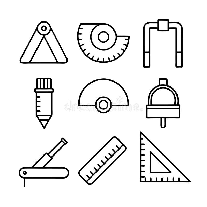 Engineering Measuring Tools Stock Illustrations – 2,850 Engineering ...