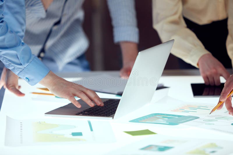 Engineering Meeting, Team Brainstorming and Discussing Project Plan ...