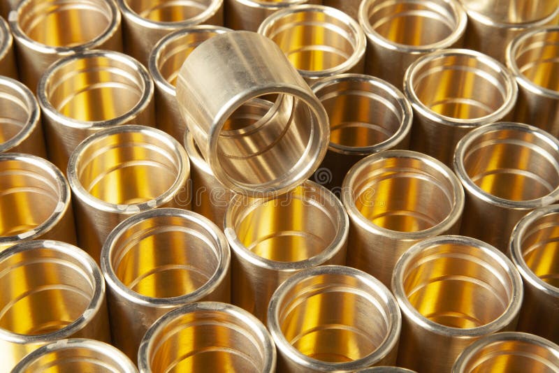 New brass cylinders stock photo. Image of material, iron - 193284438