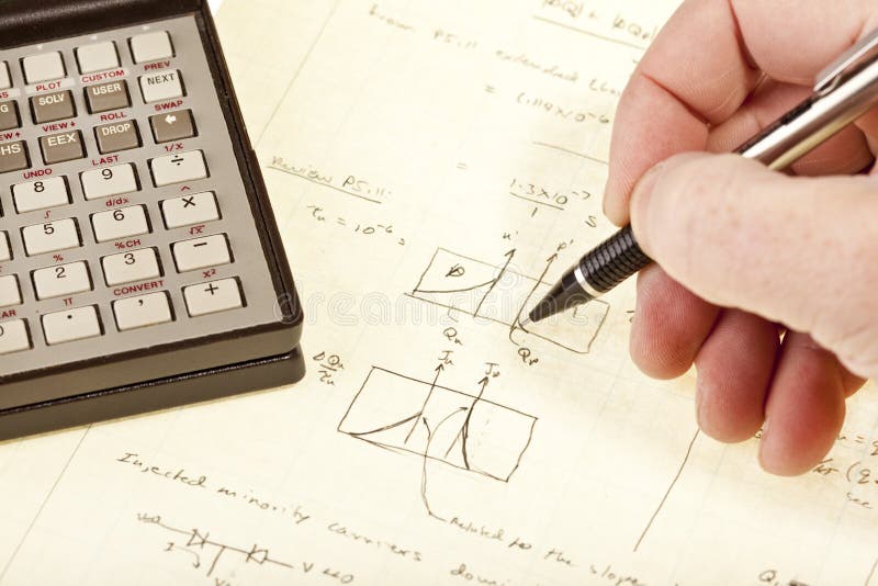 Engineering Notes stock image. Image of notes, math, keypad - 13011037
