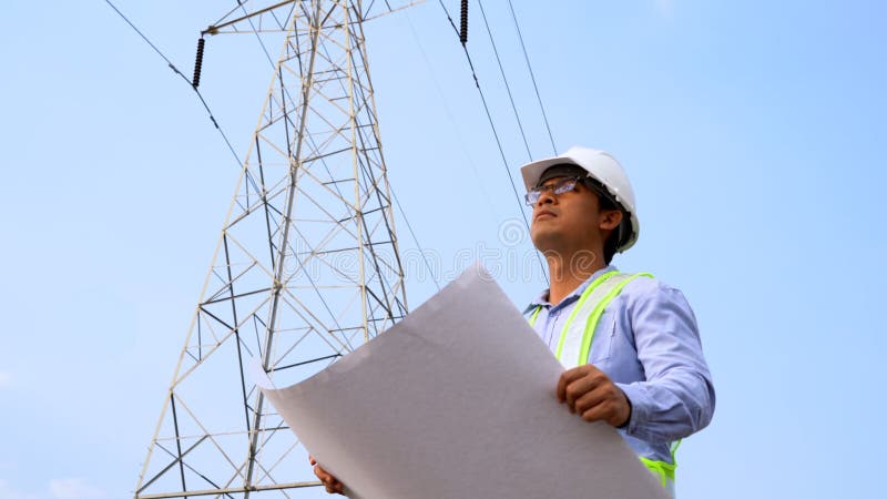 Engineering Onsite To Design and Inspection on Power Plant Stock Image ...