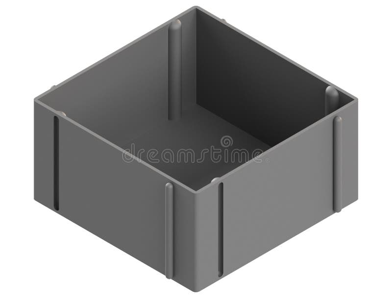 Engineering Part 3D Illustration - Container Stock Illustration ...