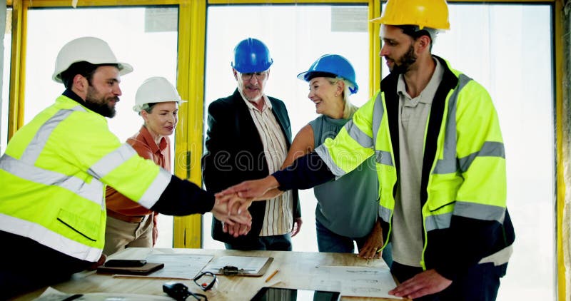 Engineering People, Teamwork or Hands in Stack for Meeting ...