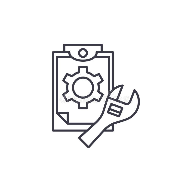 Engineering Project Linear Icon Concept. Engineering Project Line ... Engineering Project Linear Icon Concept. Engineering Project Line ...