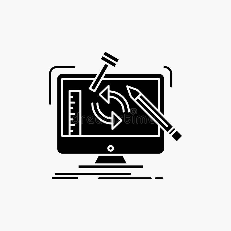 Engineering, Project, Tools, Workshop, Processing Glyph Icon. Vector ...