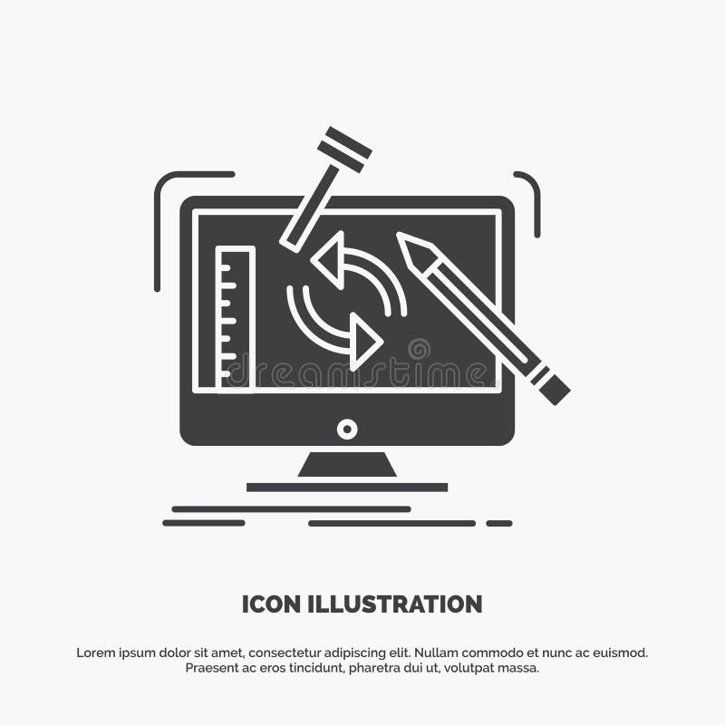 Engineering, Project, Tools, Workshop, Processing Icon. Glyph Vector ...