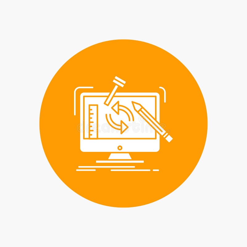 Engineering, Project, Tools, Workshop, Processing White Glyph Icon in ...