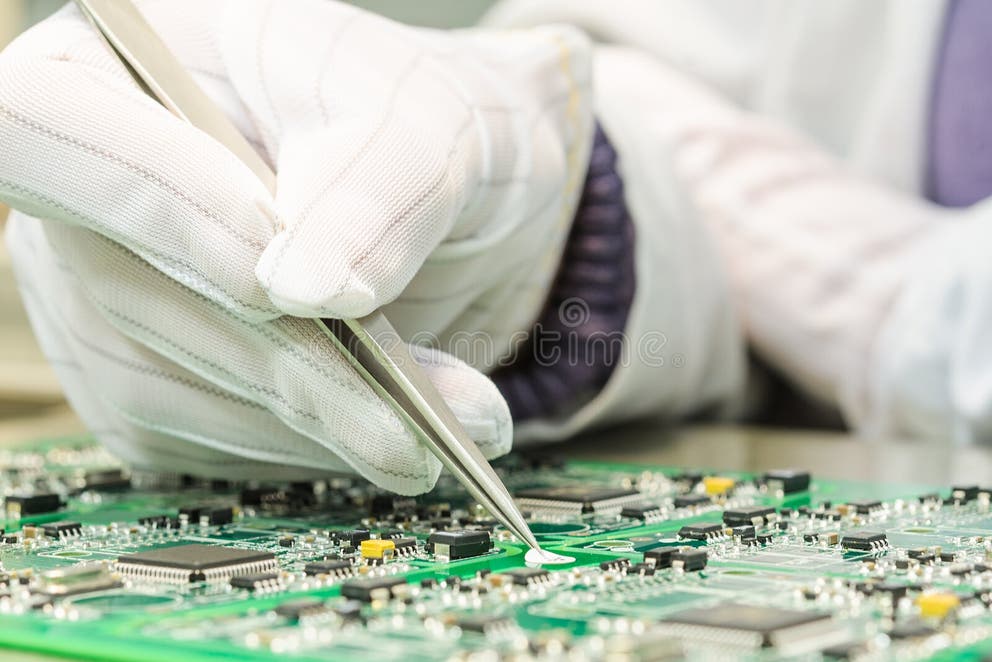 Engineering and Quality Control in QC Lab Stock Image - Image of hitech ...