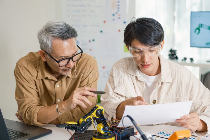 Engineering Robot Technology with Asian Programmer Innovation and Research Teamwork in Coding ...